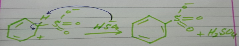 Sulfonation Of Benzene-Definition, Mechanism And Solved Examples