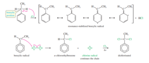 Side-Chain Reactions Of Benzene Derivatives